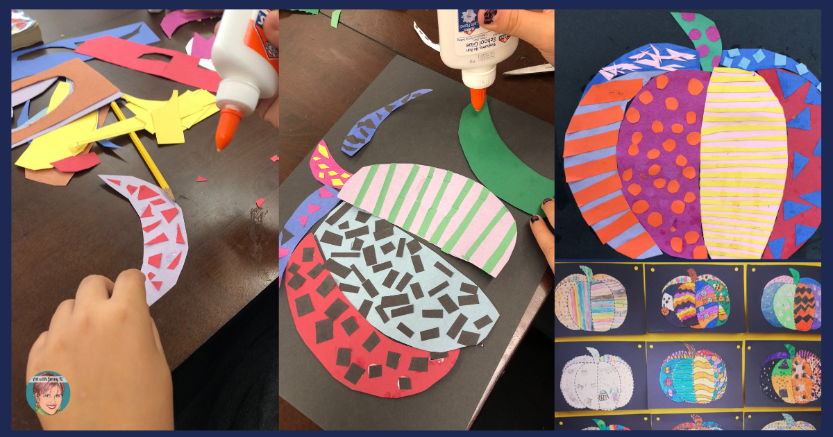 Pattern Pumpkin Project with Free Template - Art With Jenny K.