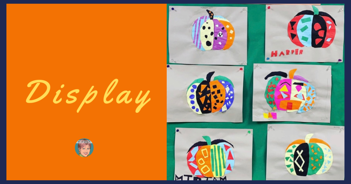 Pattern Pumpkin Project with Free Template - Art With Jenny K.