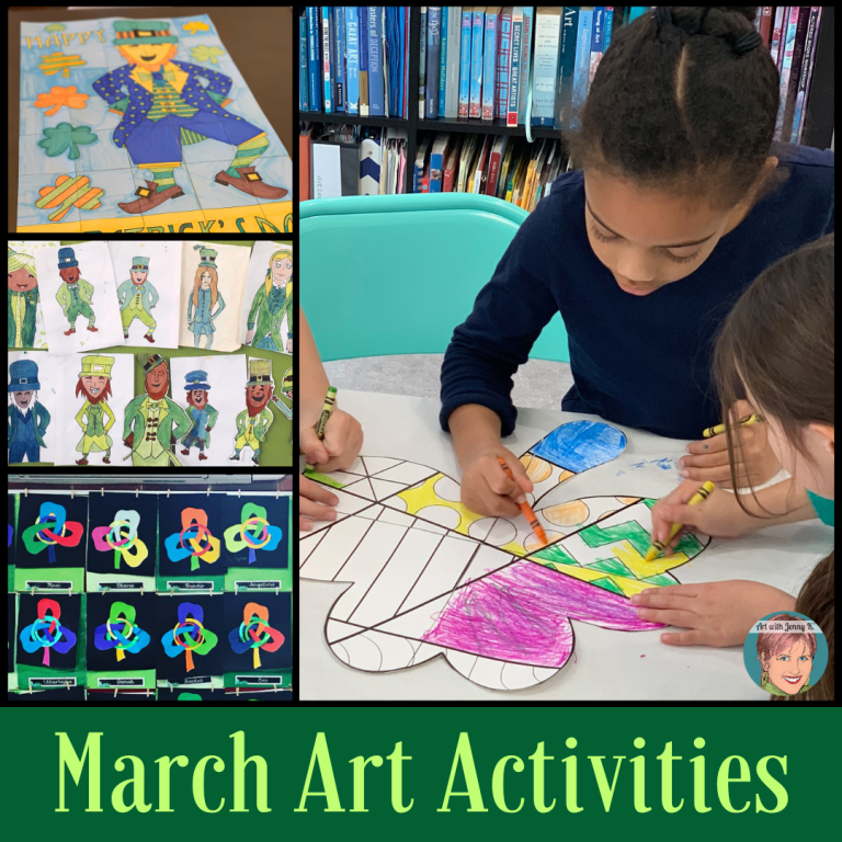March Art Activities | Art With Jenny K.