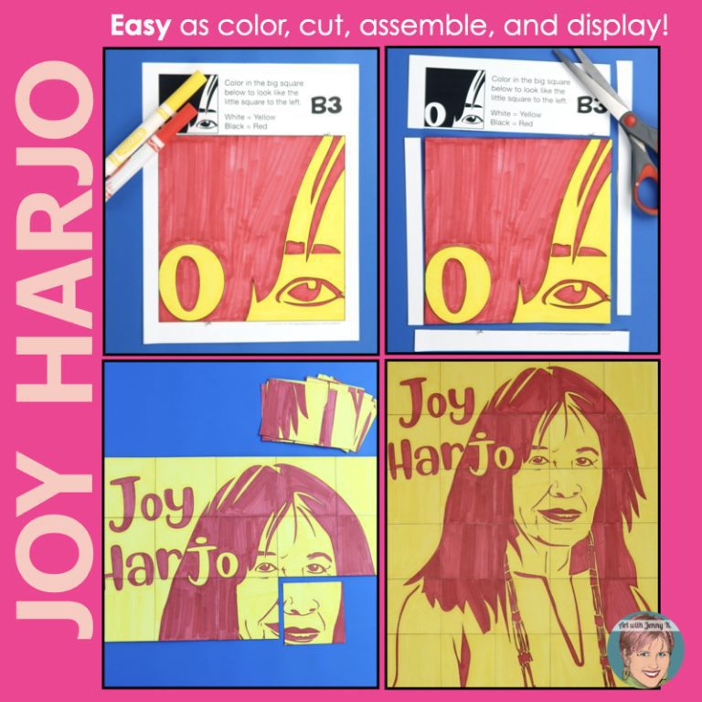 Joy Harjo Collaborative Poster | Art With Jenny K.