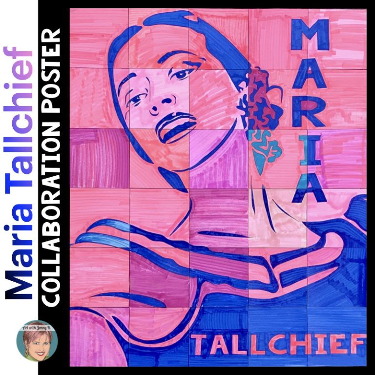 Maria Tallchief Collaborative Poster | Art With Jenny K.