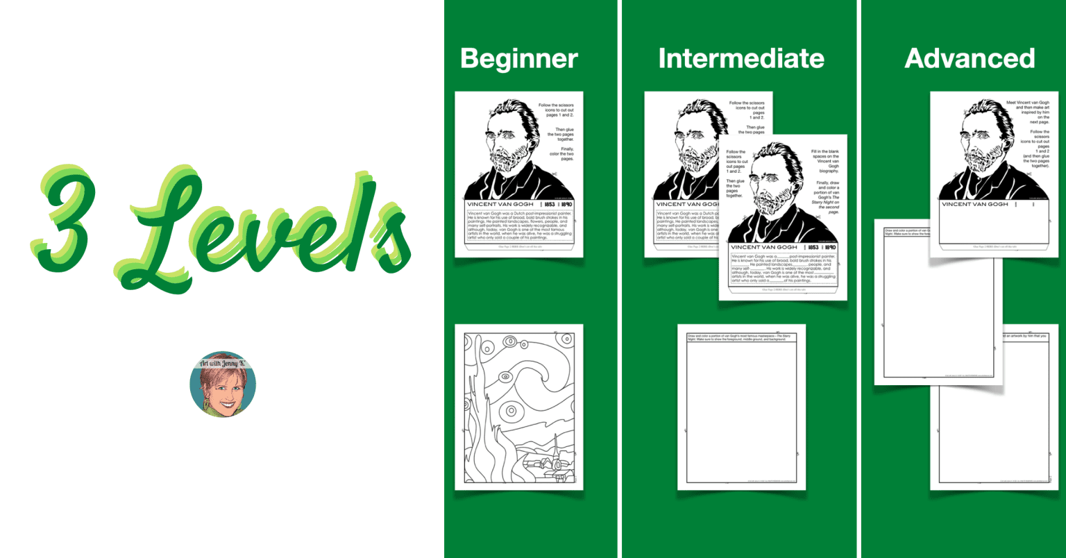 Vincent van Gogh Projects for Kids | Art With Jenny K.