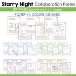 Starry Night Collaboration Poster - Art With Jenny K.